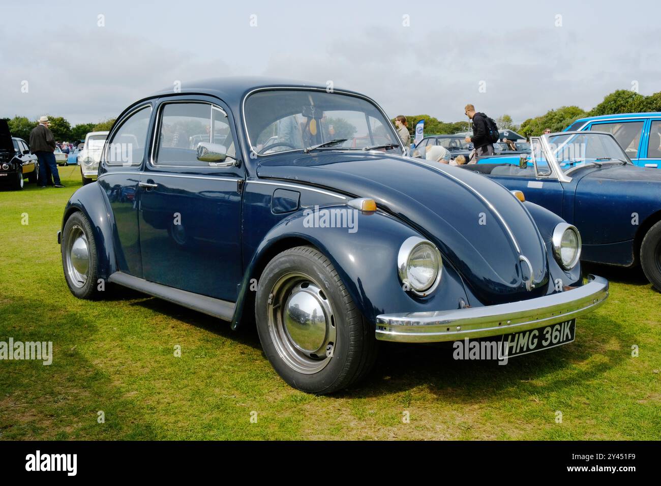 Blue beetle car hi-res stock photography and images - Alamy
