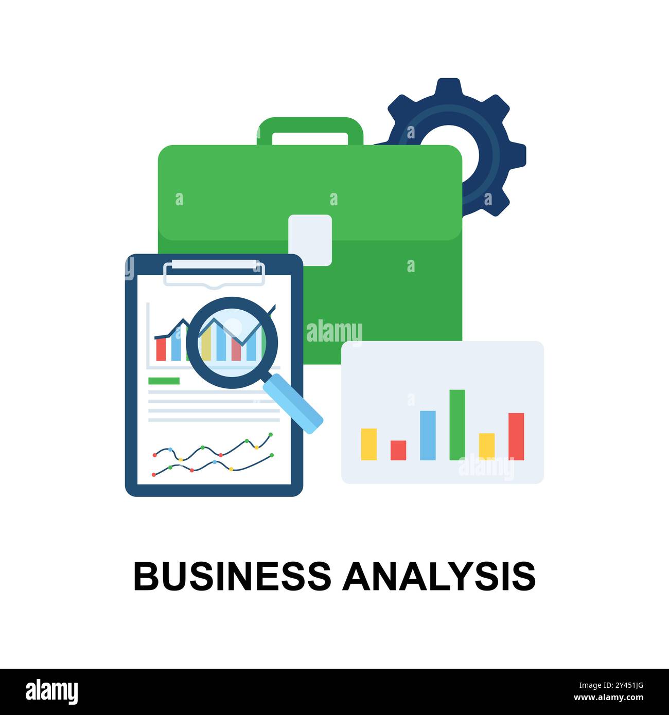 Business analysis concept illustration hi-res stock photography and ...