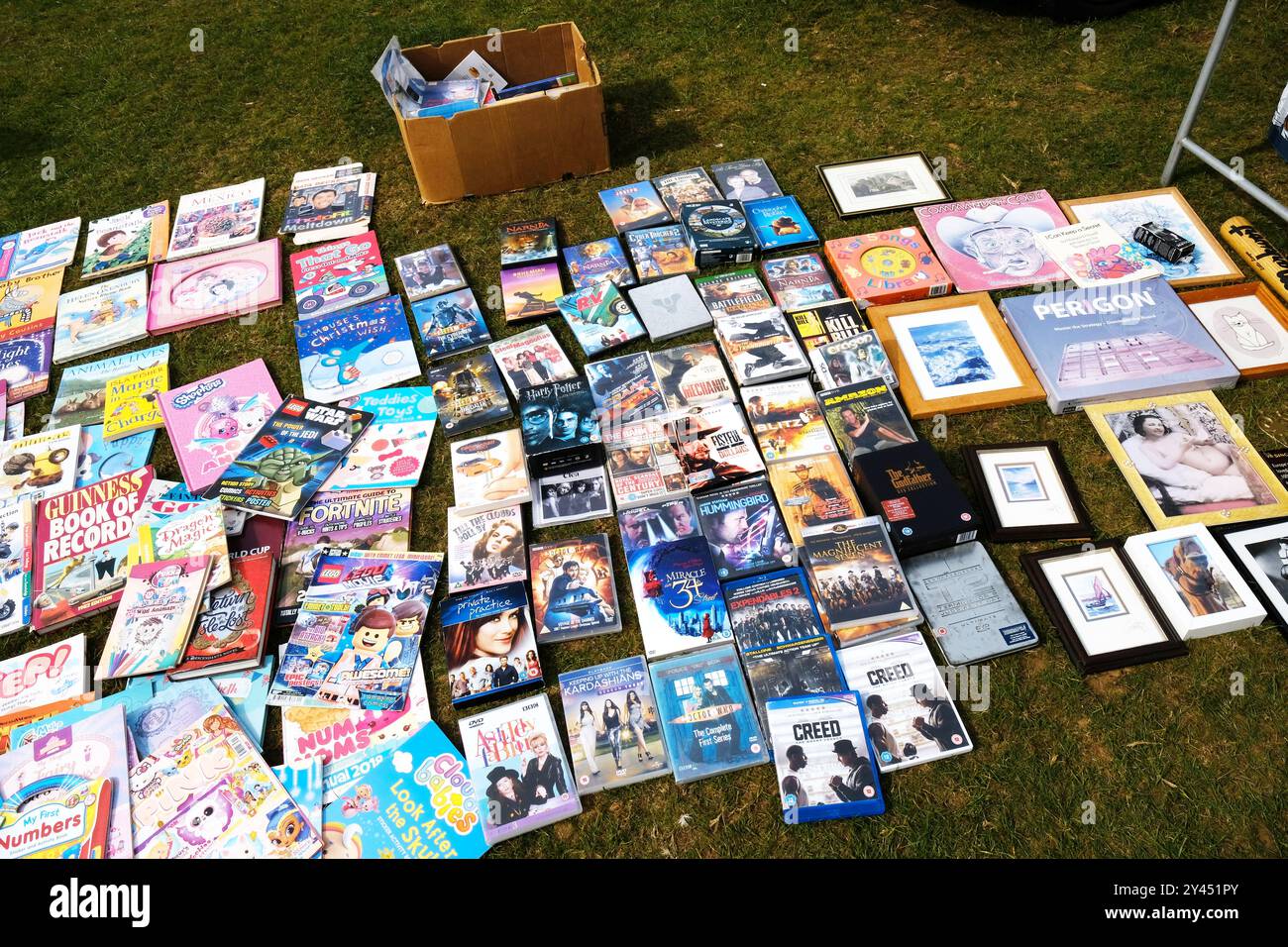 Car Boot Stall - John Gollop Stock Photo - Alamy