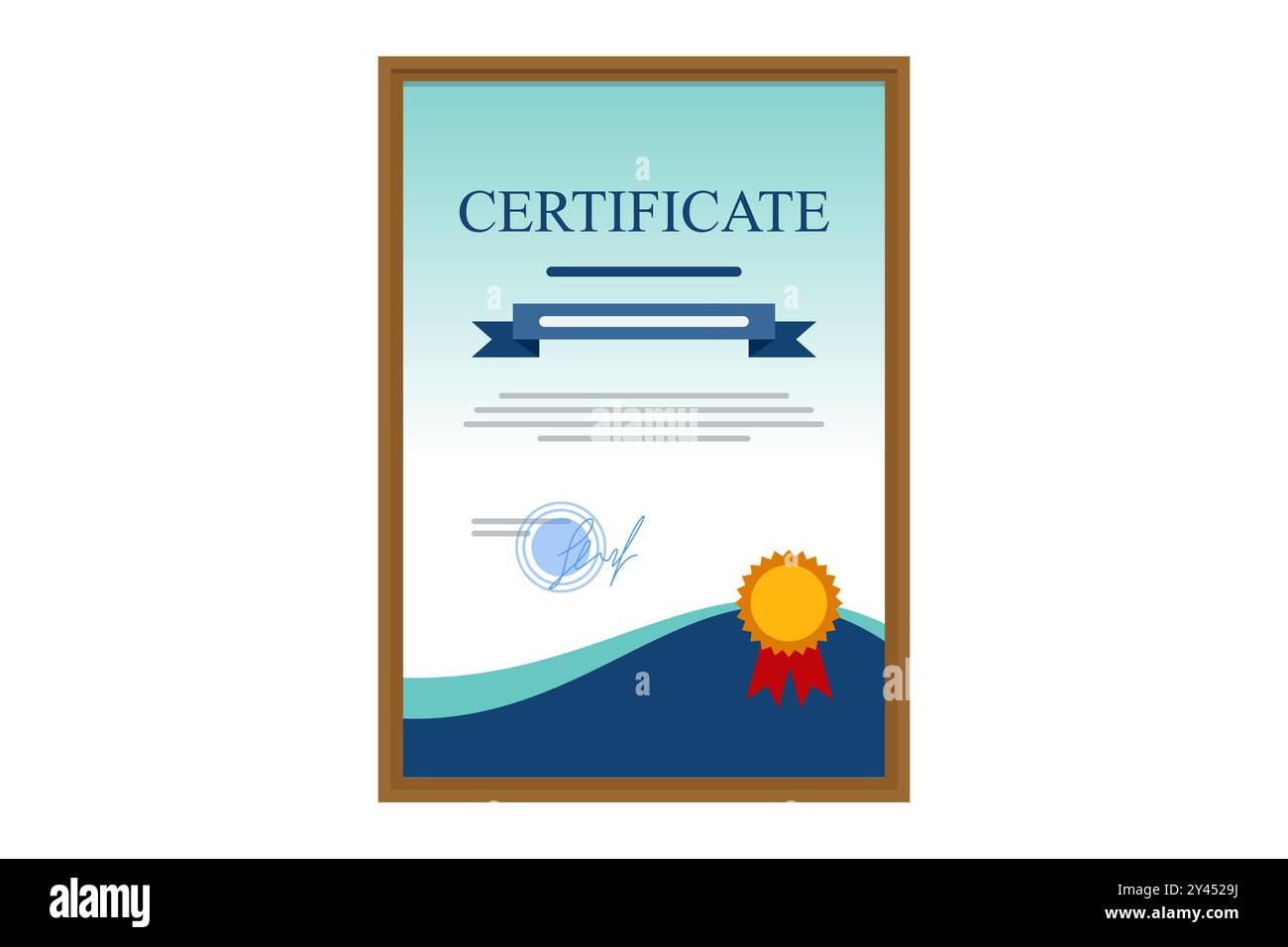 Certificate achievement appreciation vector Cut Out Stock Images ...
