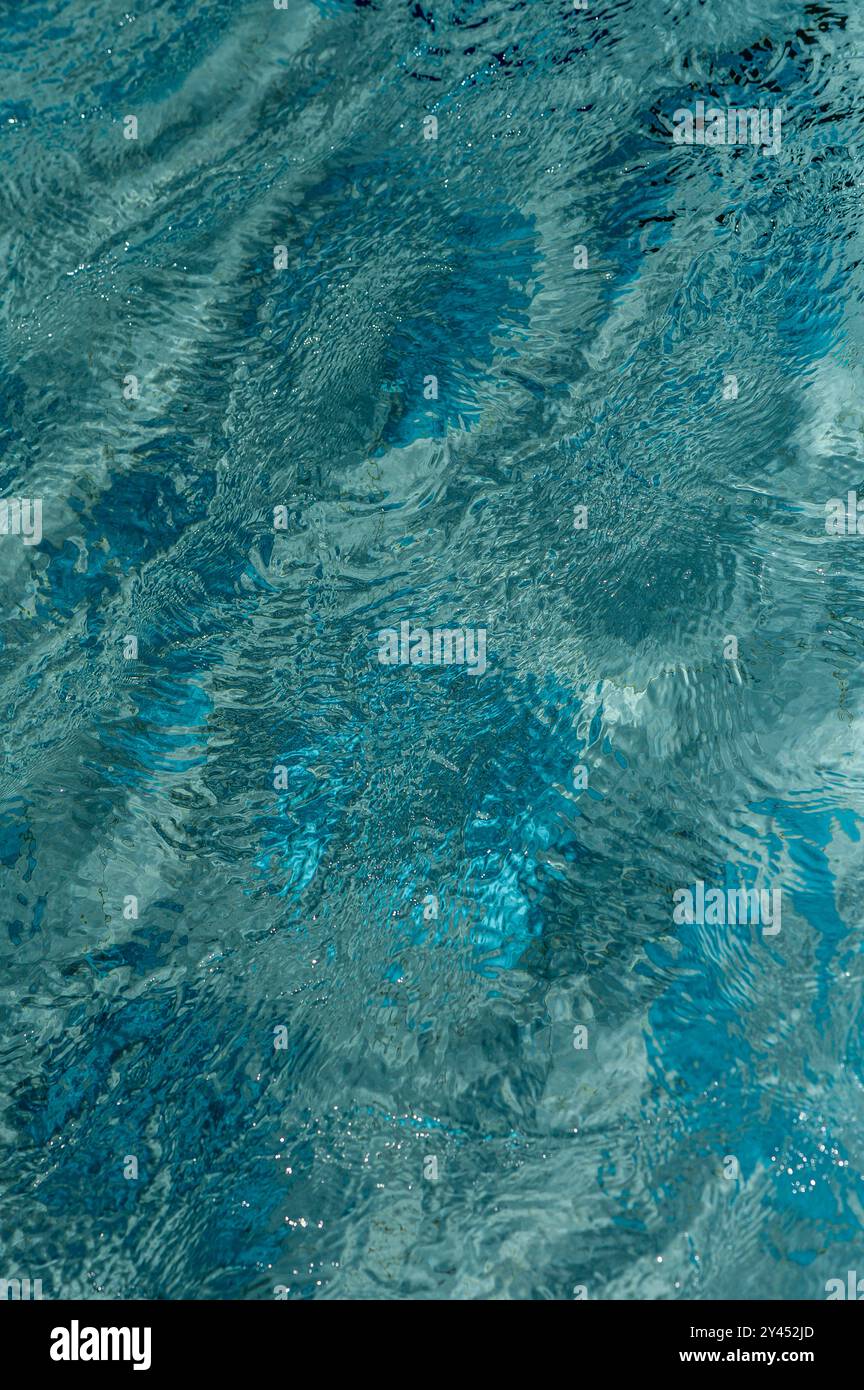 waves on the surface of water in the pool . backgrounds with water ...