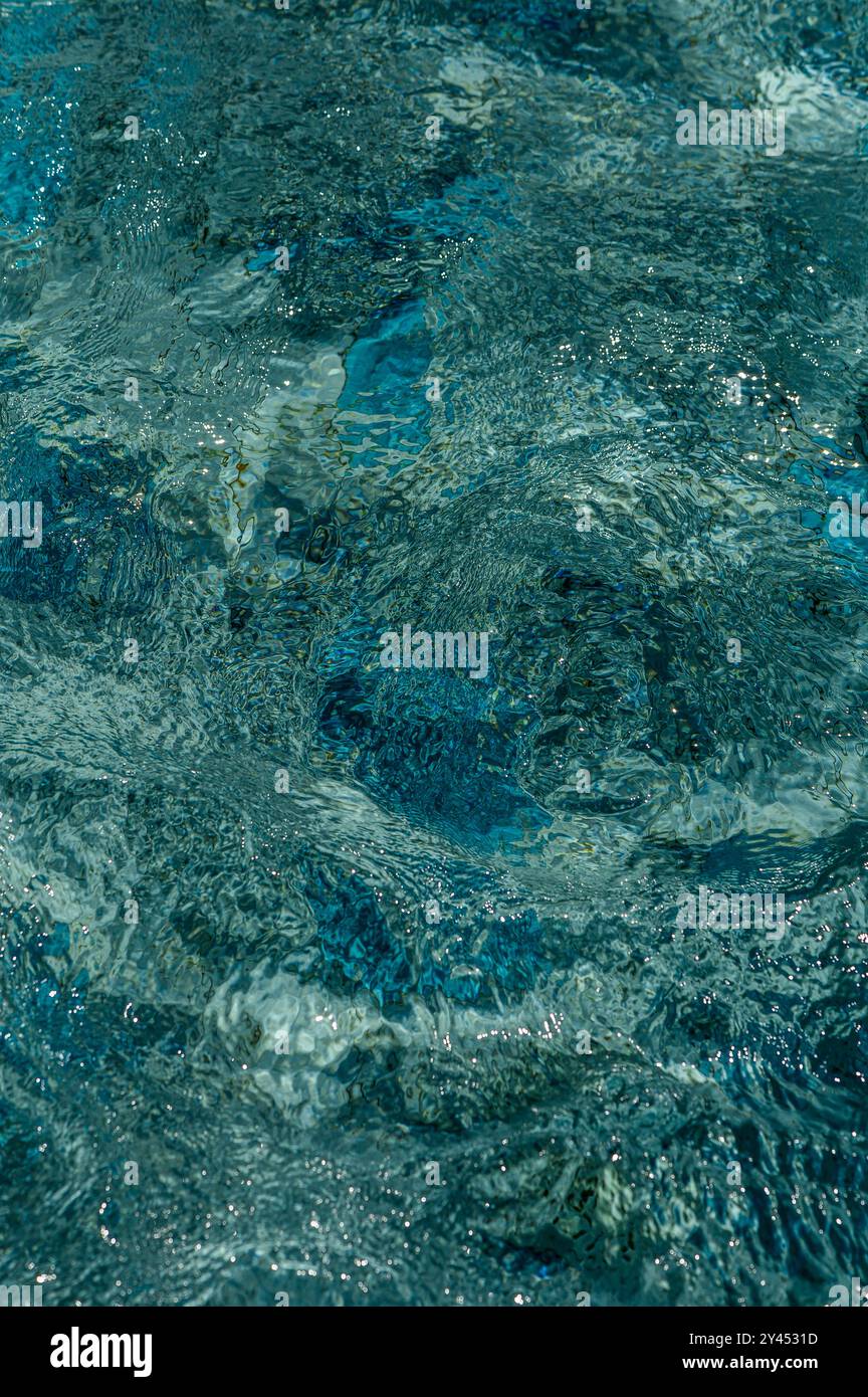 waves on the surface of water in the pool . backgrounds with water ...