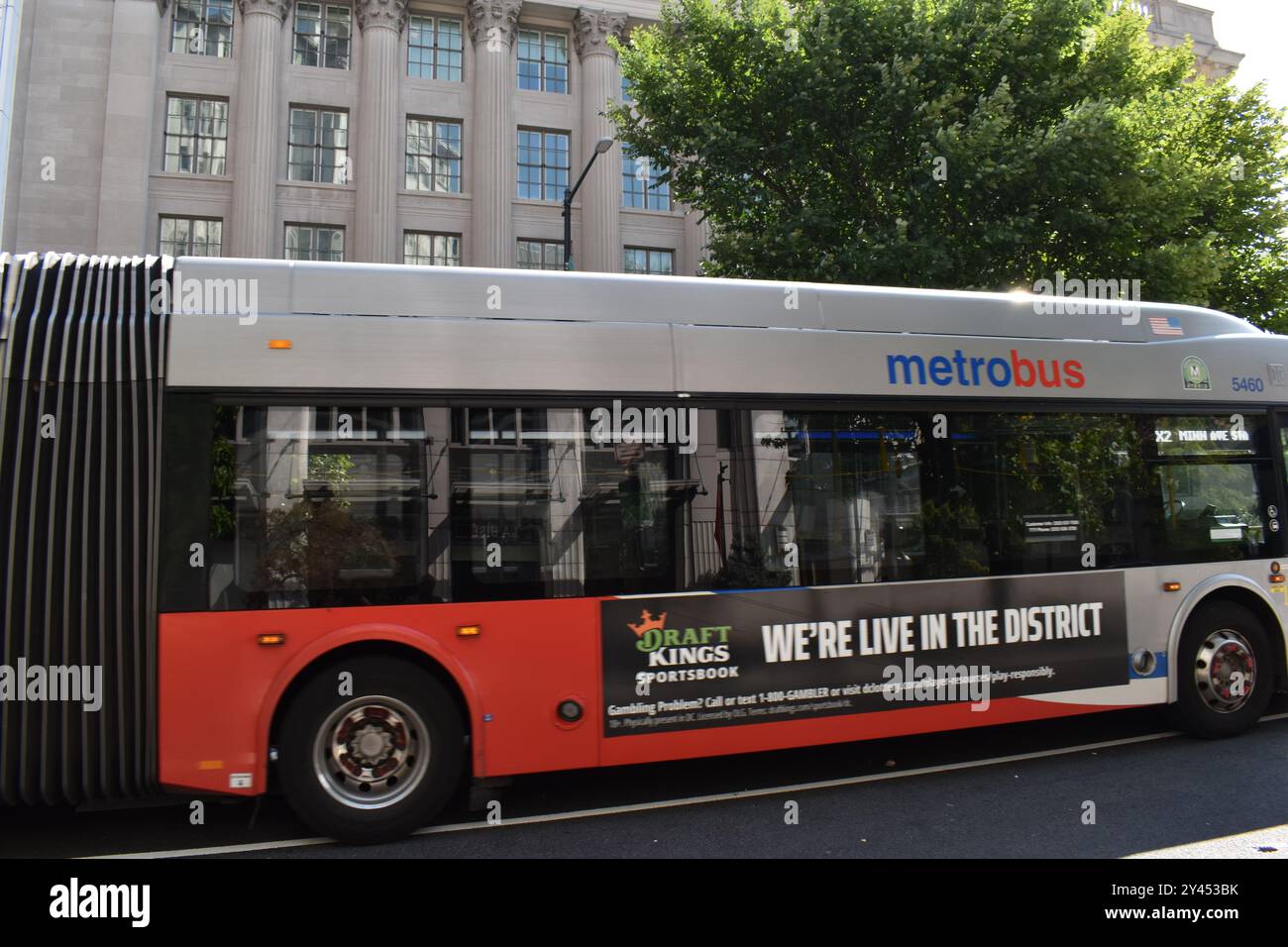 Washington D.C., USA- September 2, 2024- A bus from the Metrobus ...