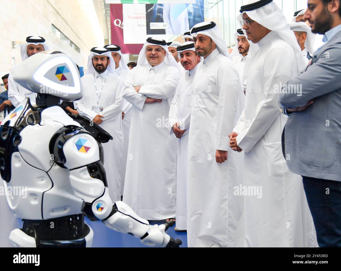 THE CONTEQ EXPO24 OPENING IN DOHA People visit the ConteQ Expo24 ...