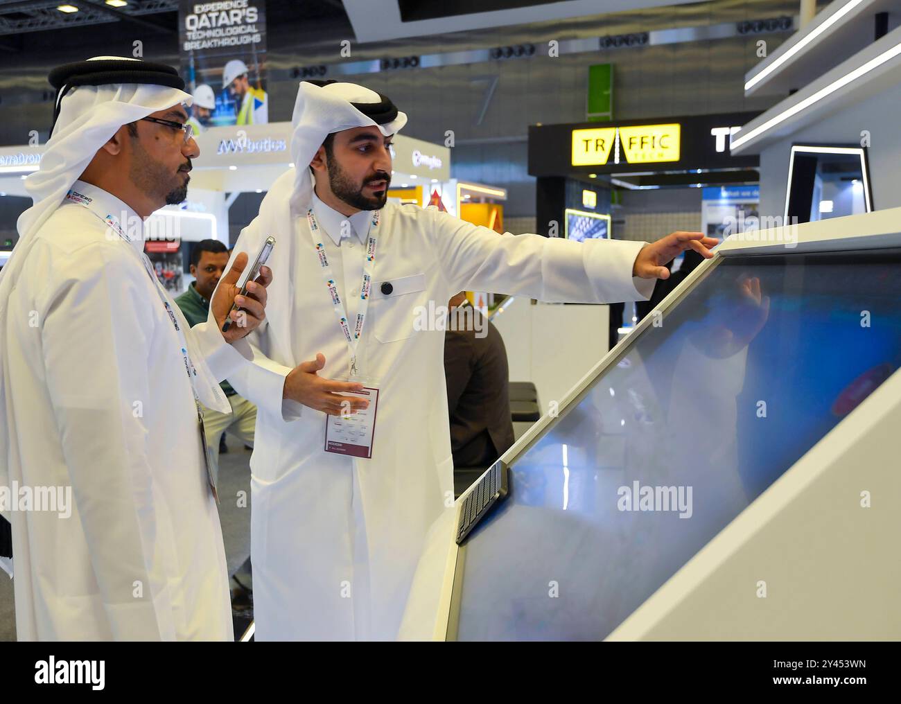 THE CONTEQ EXPO24 OPENING IN DOHA People visit the ConteQ Expo24 Advanced Technology for ...