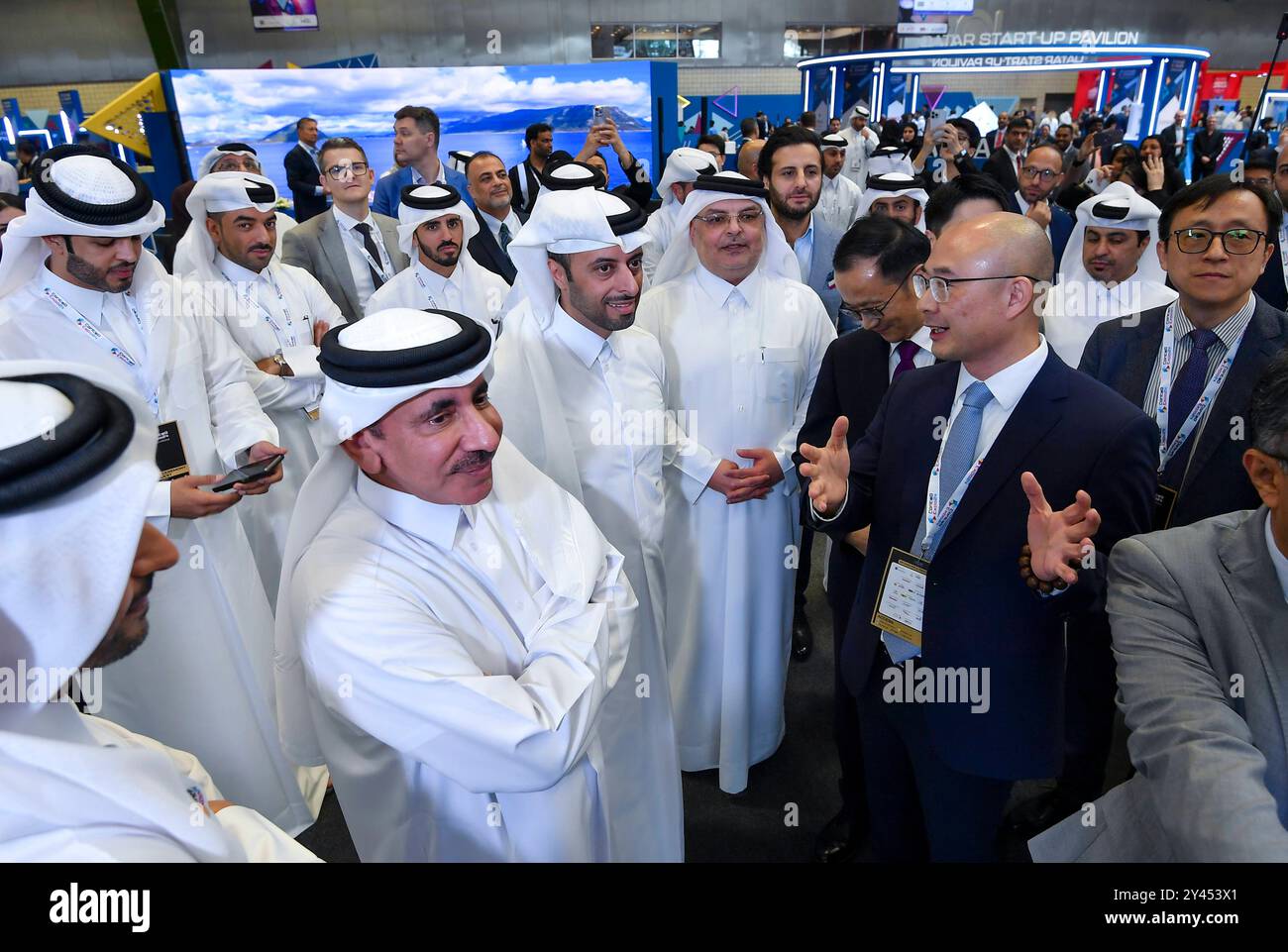 THE CONTEQ EXPO24 OPENING IN DOHA People visit the ConteQ Expo24 ...