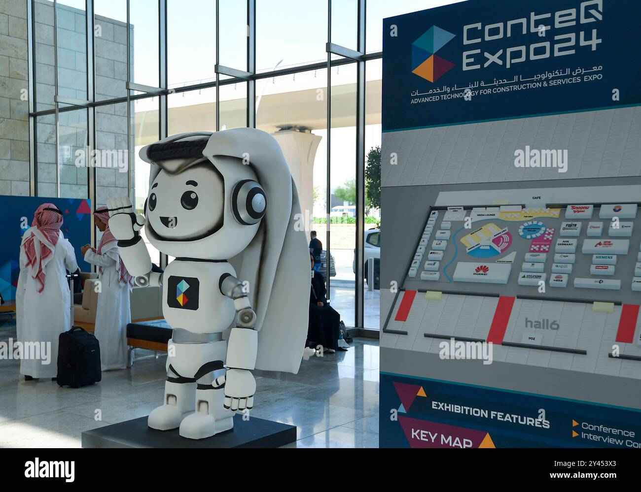 THE CONTEQ EXPO24 OPENING IN DOHA People visit the ConteQ Expo24 ...