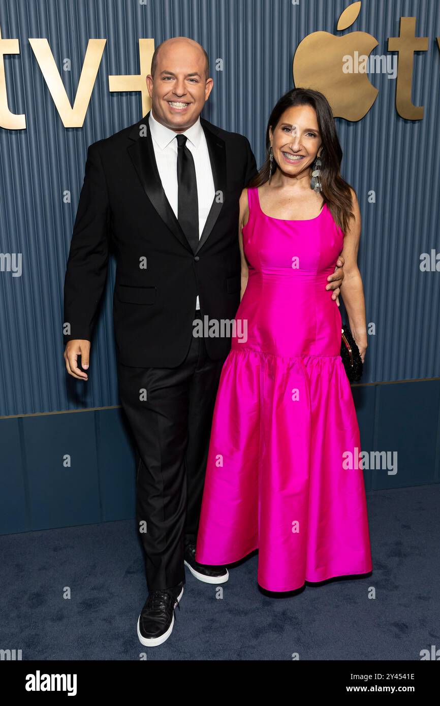 Los Angeles, USA. 15th Sep, 2024. Brian Stelter and Jamie Shupak attend ...