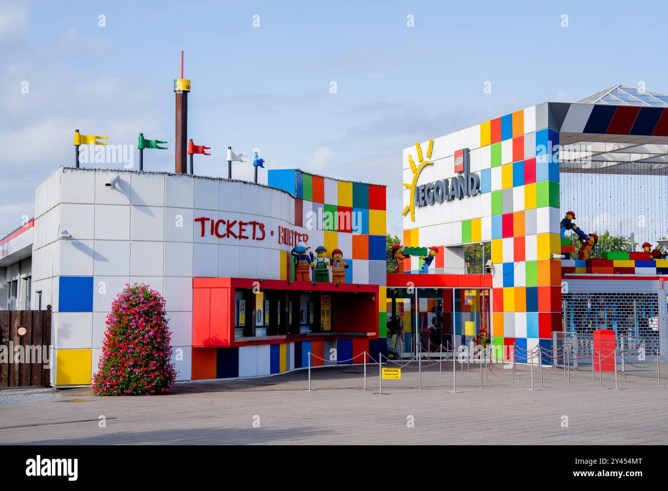 An outside view of LEGOLAND in Billund, Denmark, on September 11, 2024. (Photo by Manuel Romano ...