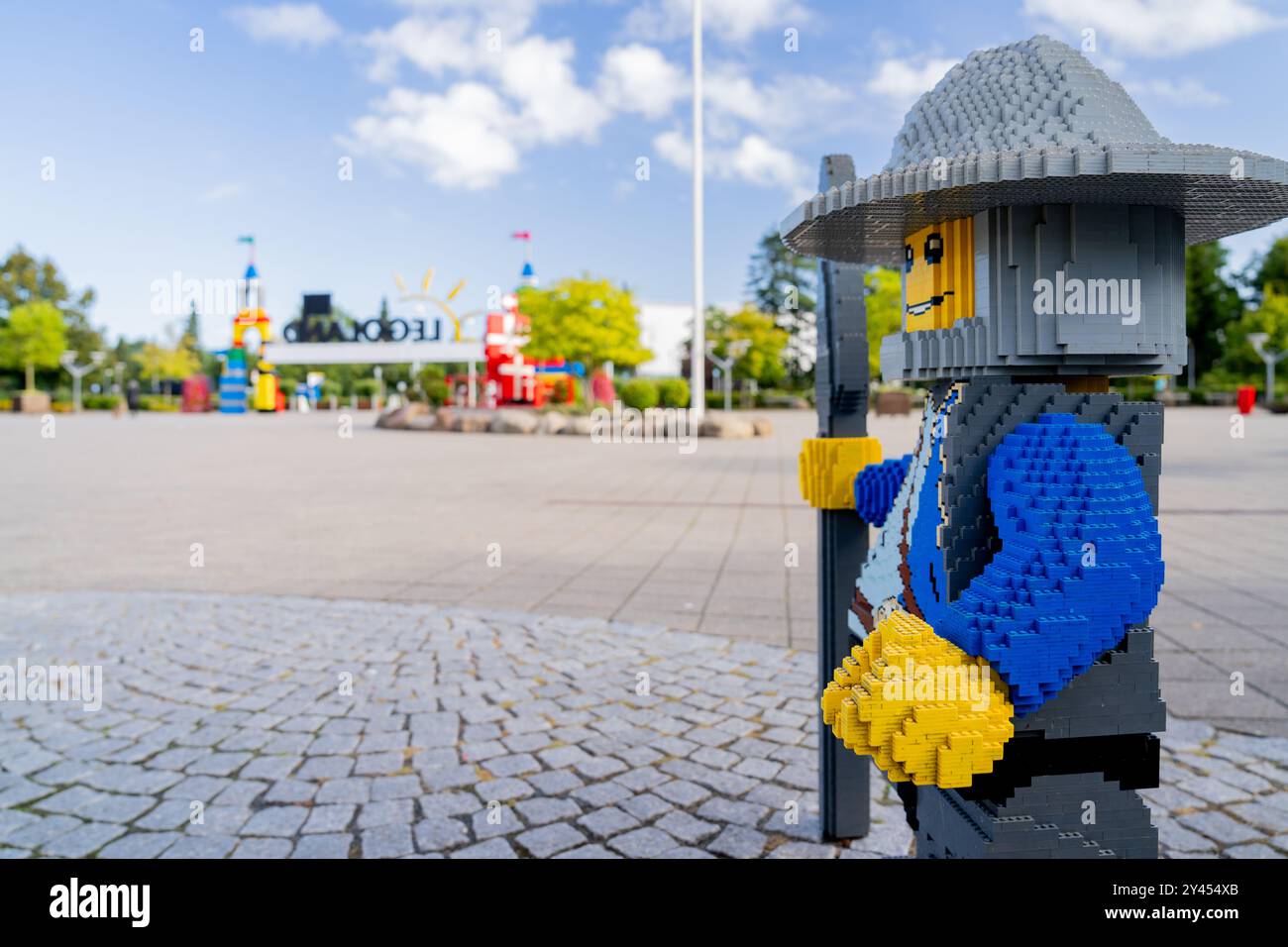 An outside view of LEGOLAND in Billund, Denmark, on September 11, 2024 ...
