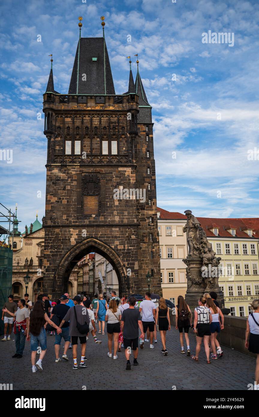 Old Town bridge tower at Charles Bridge in Prague Stock Photo - Alamy