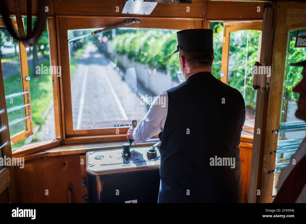 Real tram conductor hi-res stock photography and images - Alamy