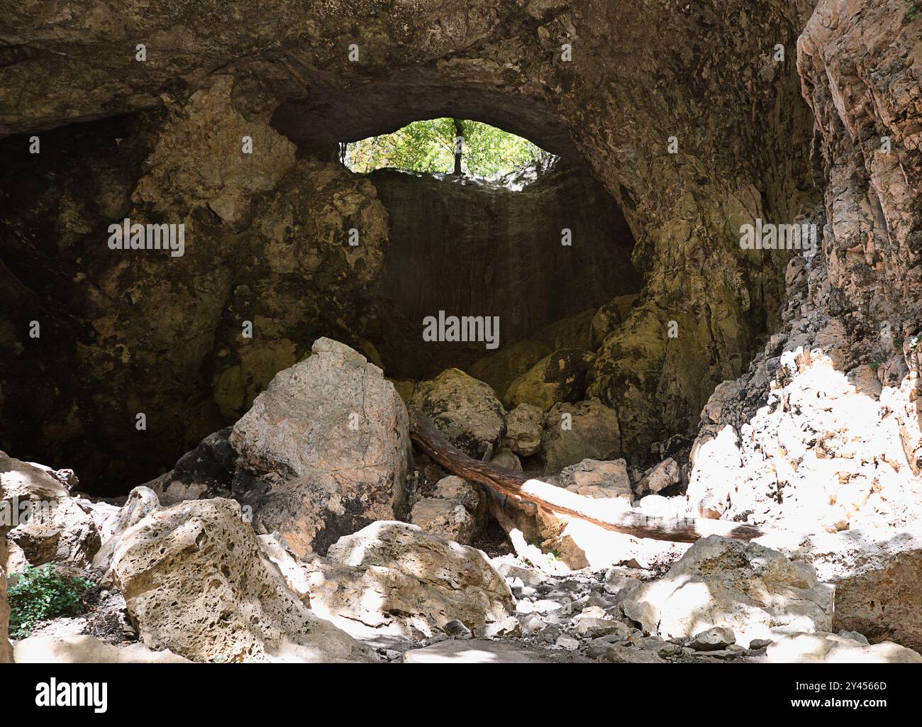 Cave Through or Cat's Eye in the mountains of the North Caucasus ...