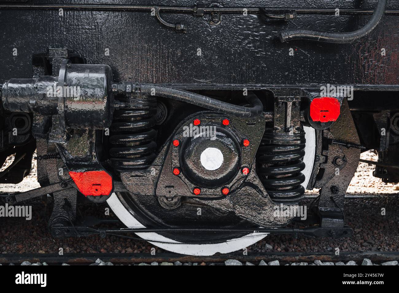 Soviet diesel locomotive red hi-res stock photography and images - Alamy