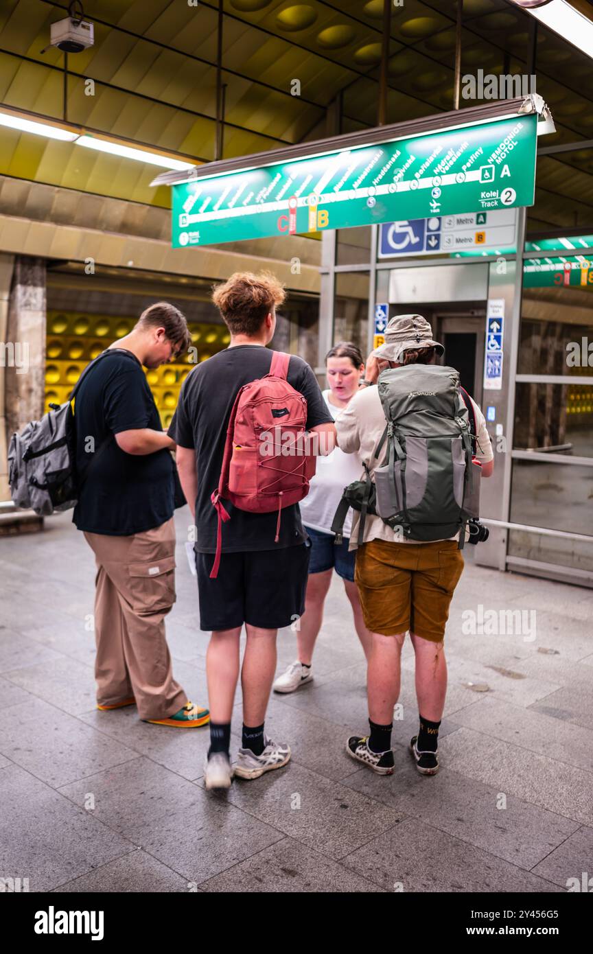 Prague metro network hi-res stock photography and images - Alamy