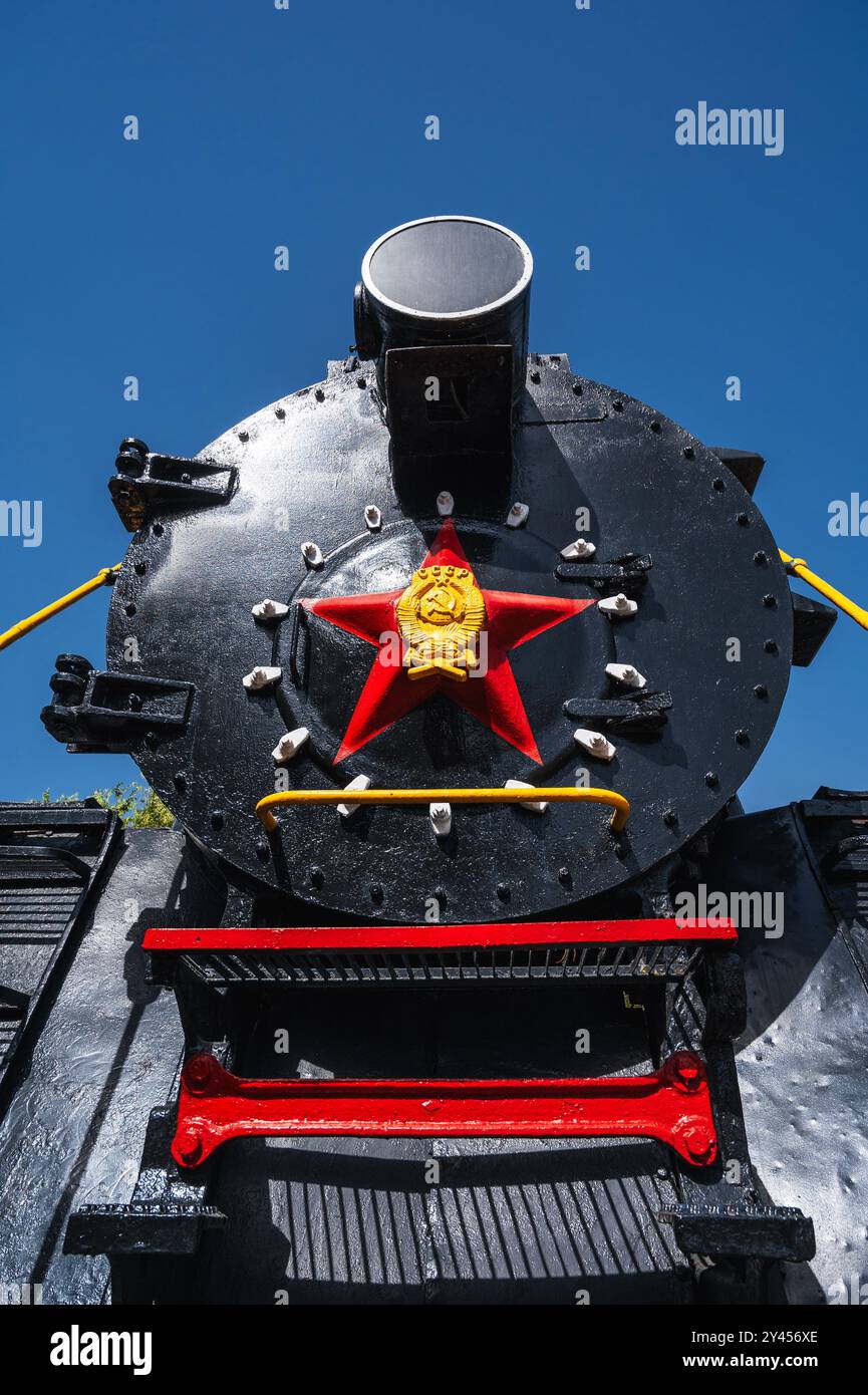 Old USSR electric train in Tashkent Railway Museum, Uzbekistan, Central ...
