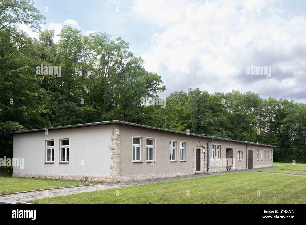 Buchenwald Concentration Camp SS administration and headquarters of the ...