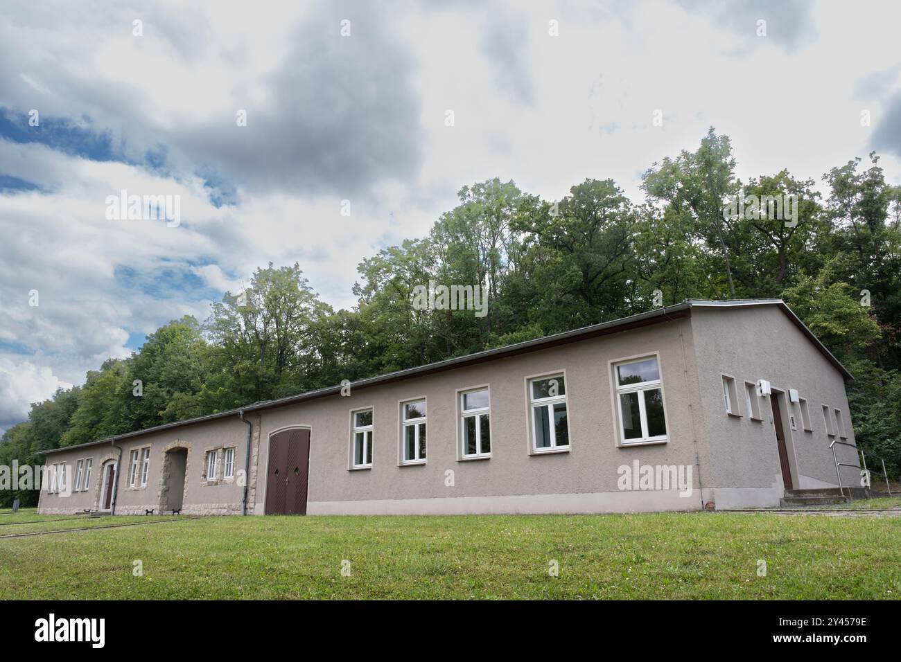 Buchenwald Concentration Camp SS administration and headquarters of the ...