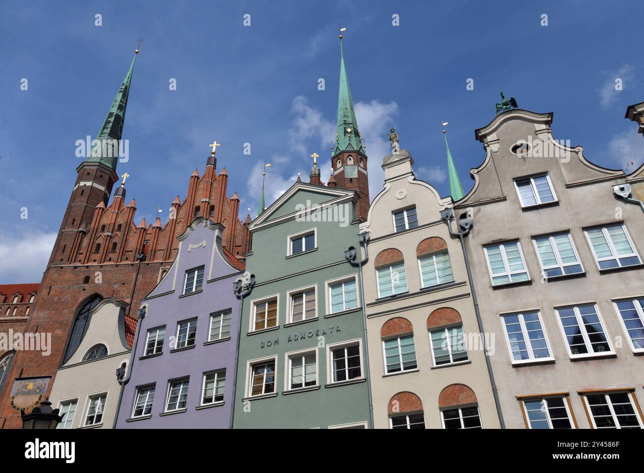 Polen, Danzig, 26.08.2024 Das historische Zentrum bilden die Altstadt ...