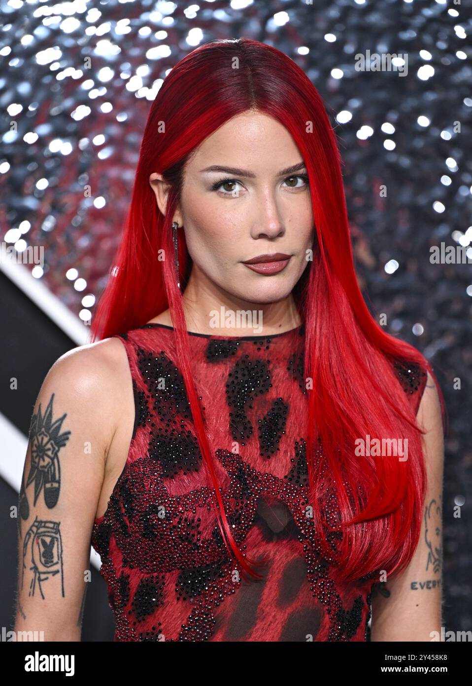 New York, USA. September 11th, 2024. Halsey arriving at the MTV Video ...