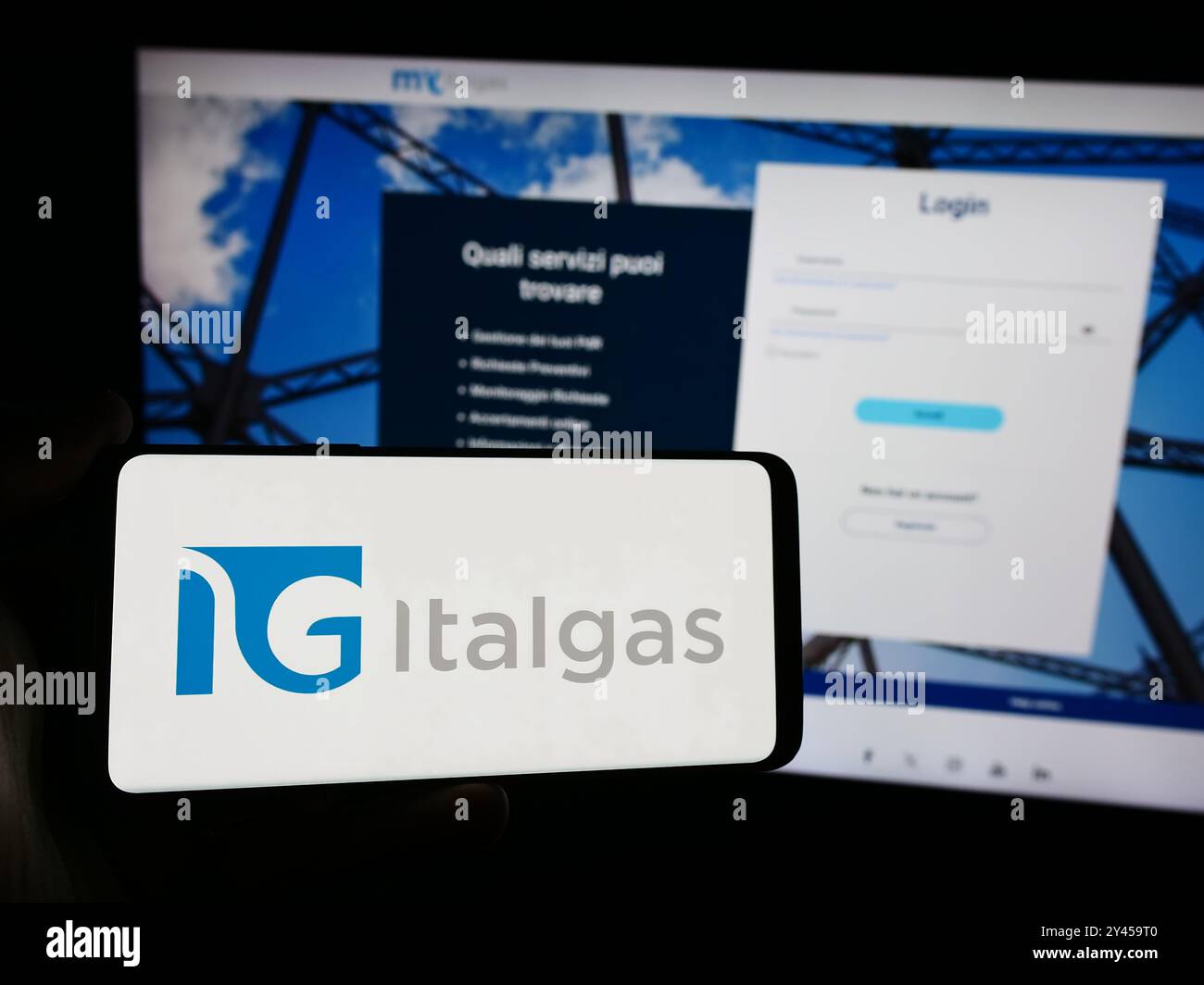 Italgas logo hi-res stock photography and images - Alamy