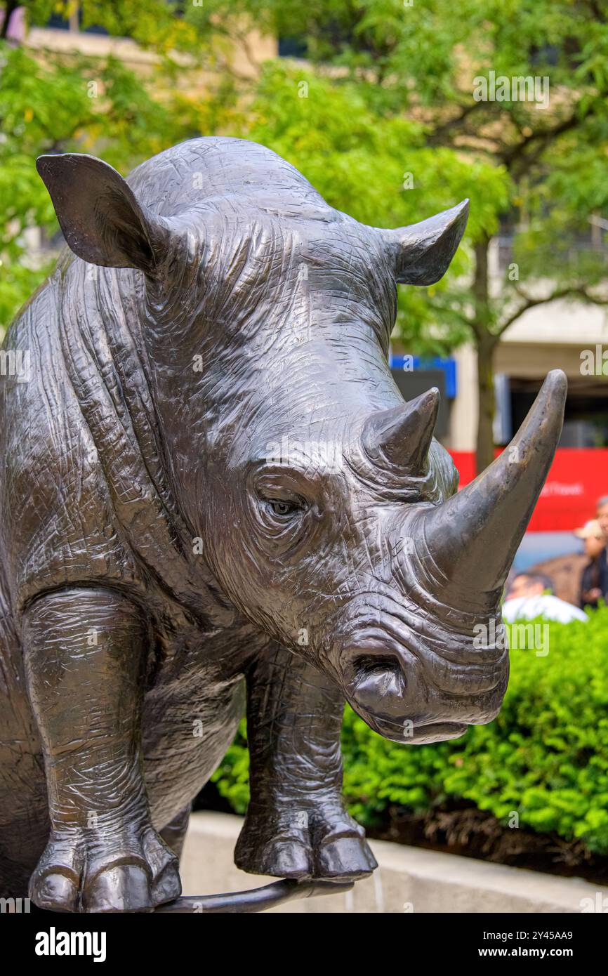 Sculpture by Gillie and Marc promoting the protection of the endangered ...