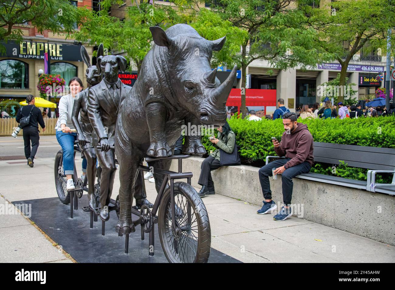 Sculpture by Gillie and Marc promoting the protection of the endangered ...