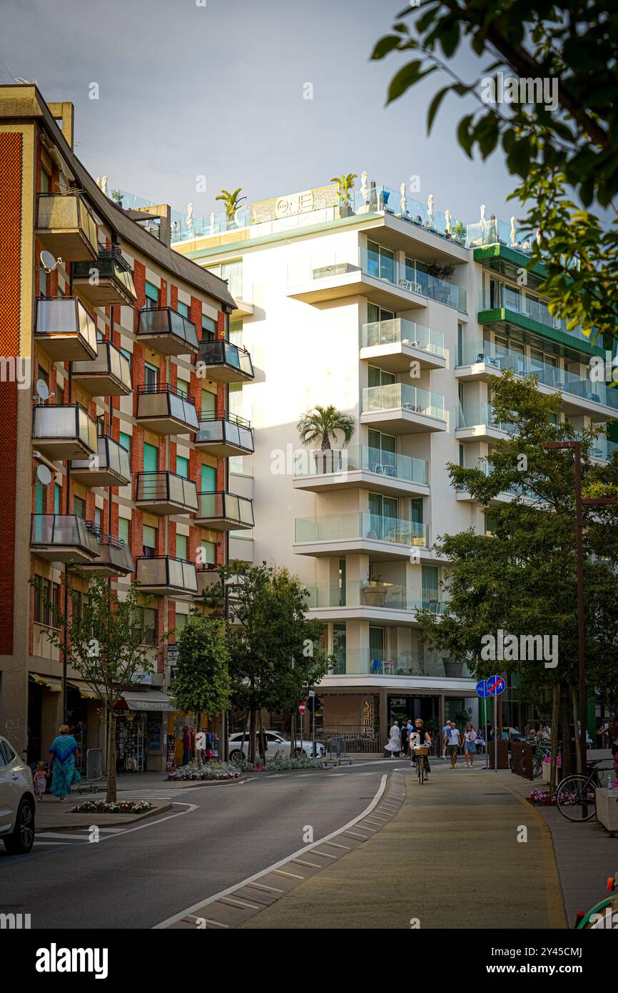Urban Architectural Highlights of Caorle, Italy Stock Photo - Alamy