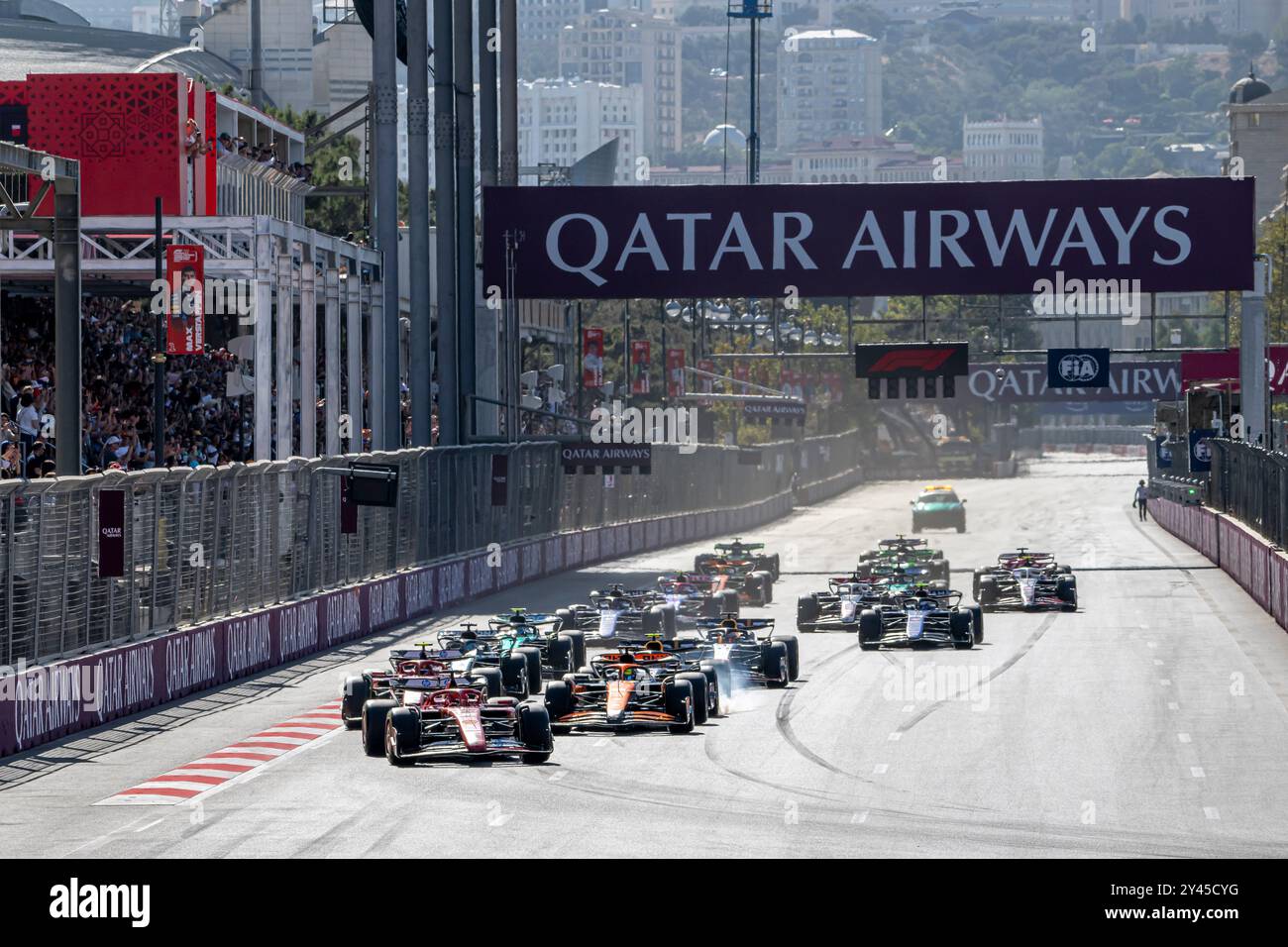 Baku 2024 oscar piastri charles leclerc hi-res stock photography and ...