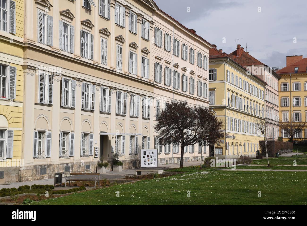 The four-storey, 175m long apartment building built after the Late ...