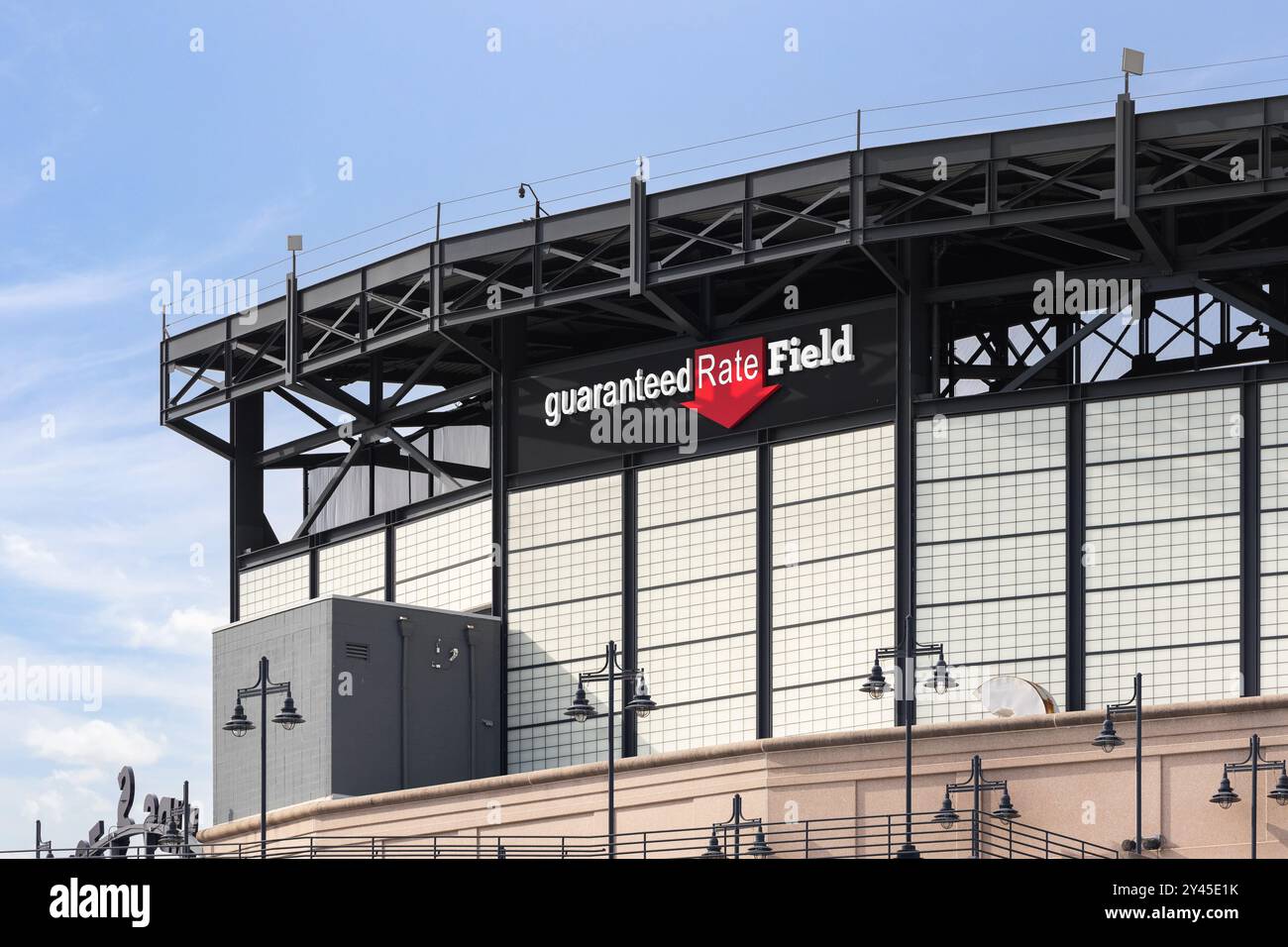 The exterior of MLB's Chicago White Sox's Guaranteed Rate Field Stock ...