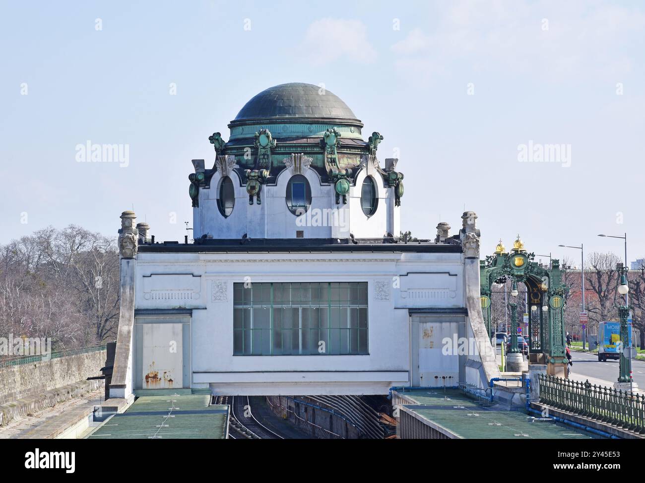 The Kaiserpavillon, a railway station for the private use of the ...