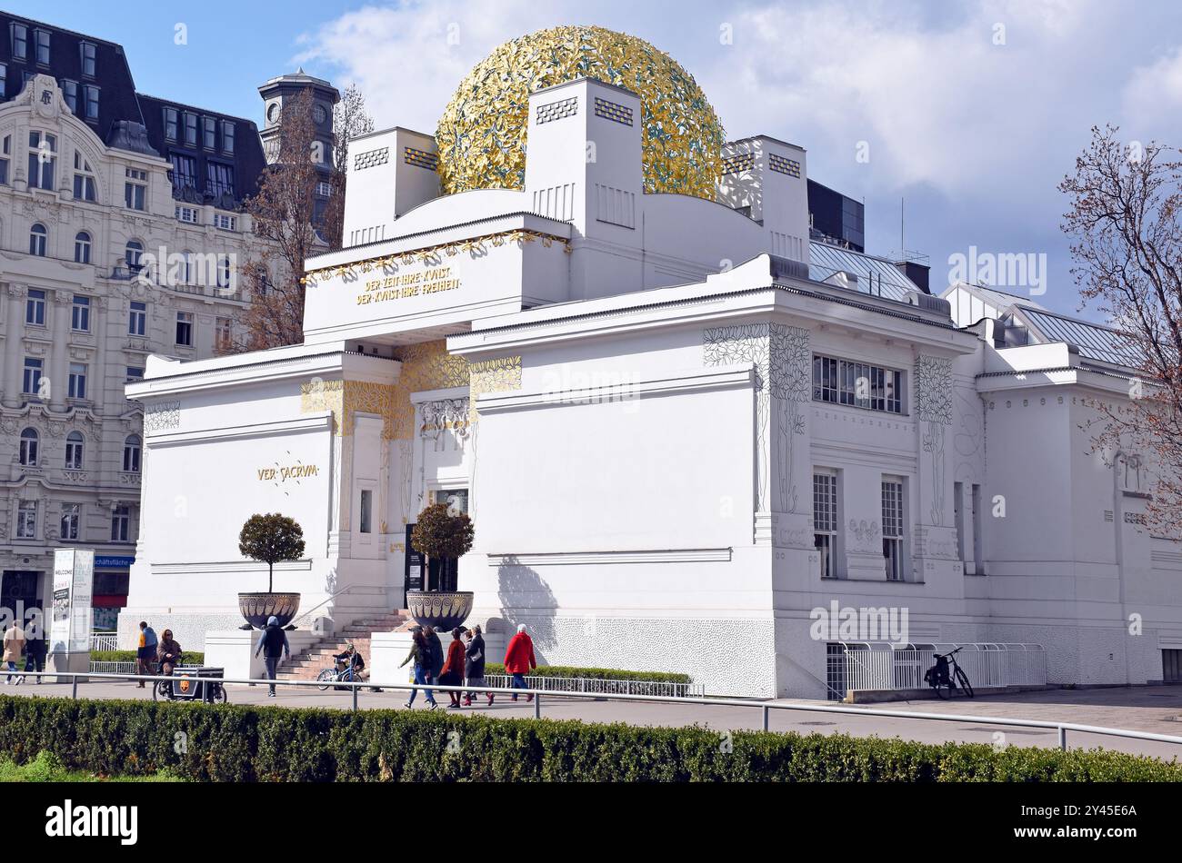The Secession building, an architectural manifesto, having much in ...