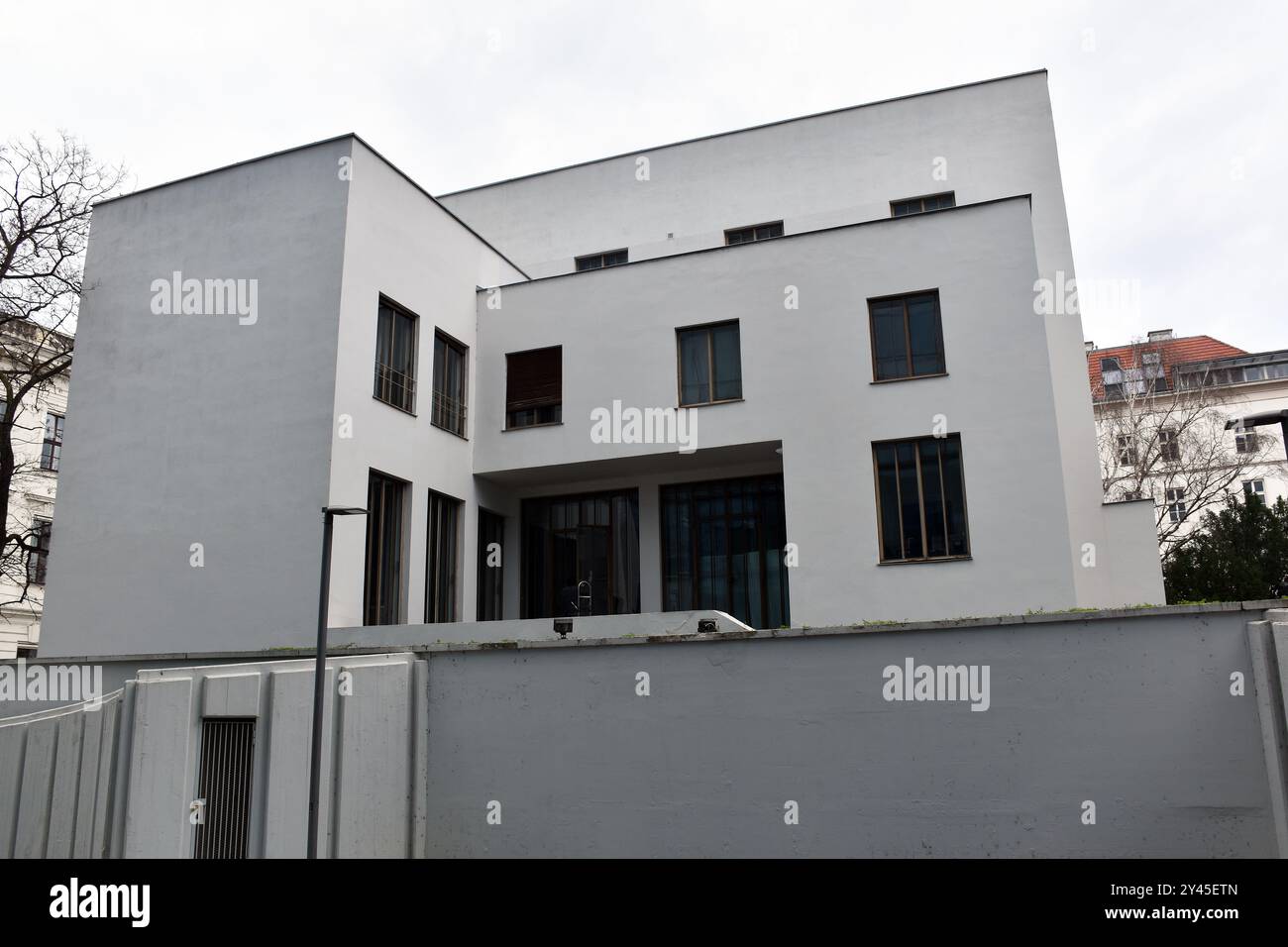 The Wittgenstein House Vienna, completed 1928, Modernist style, white ...
