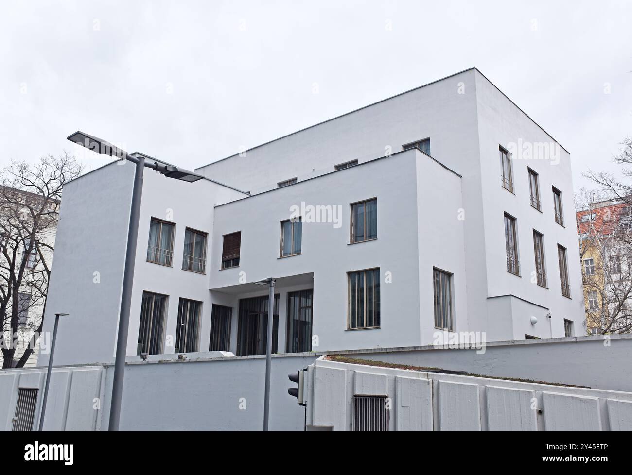 The Wittgenstein House Vienna, completed 1928, Modernist style, white ...