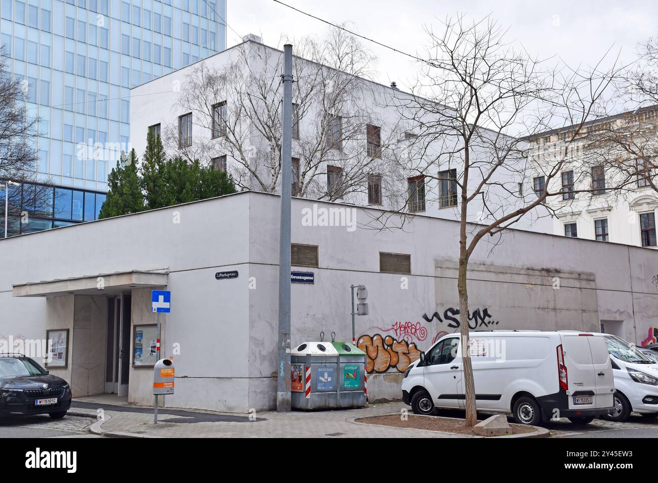 The Wittgenstein House Vienna, completed 1928, Modernist style, white ...