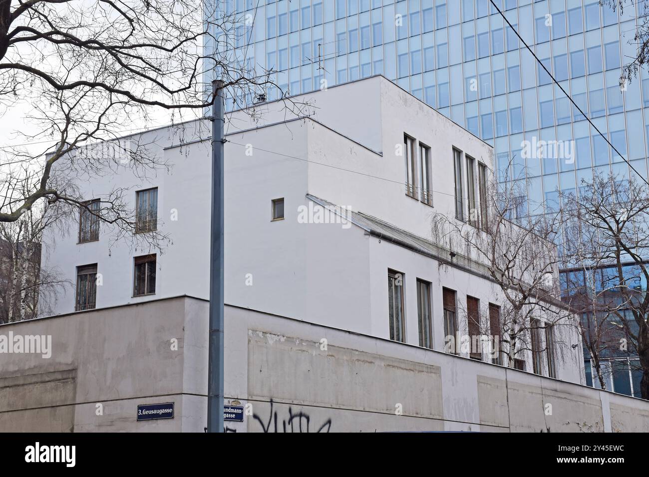 The Wittgenstein House Vienna, completed 1928, Modernist style, white ...