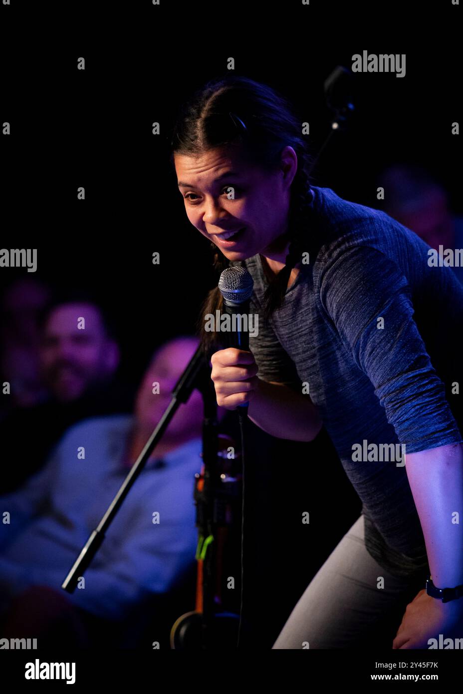 Ria Lina at a Charity Comedy Night, Joker Comedy Club, Southend-on-Sea ...