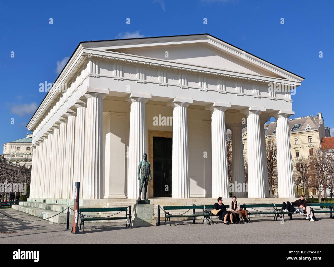 The Temple of Theseus, a beautiful Greek Revival building, of the Doric ...