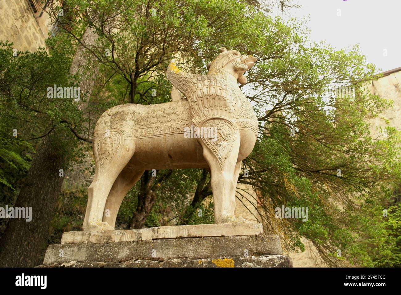Statue of Rocchetta Mattei. June 16, 2024, Grizzana Morandi, Bologna ...