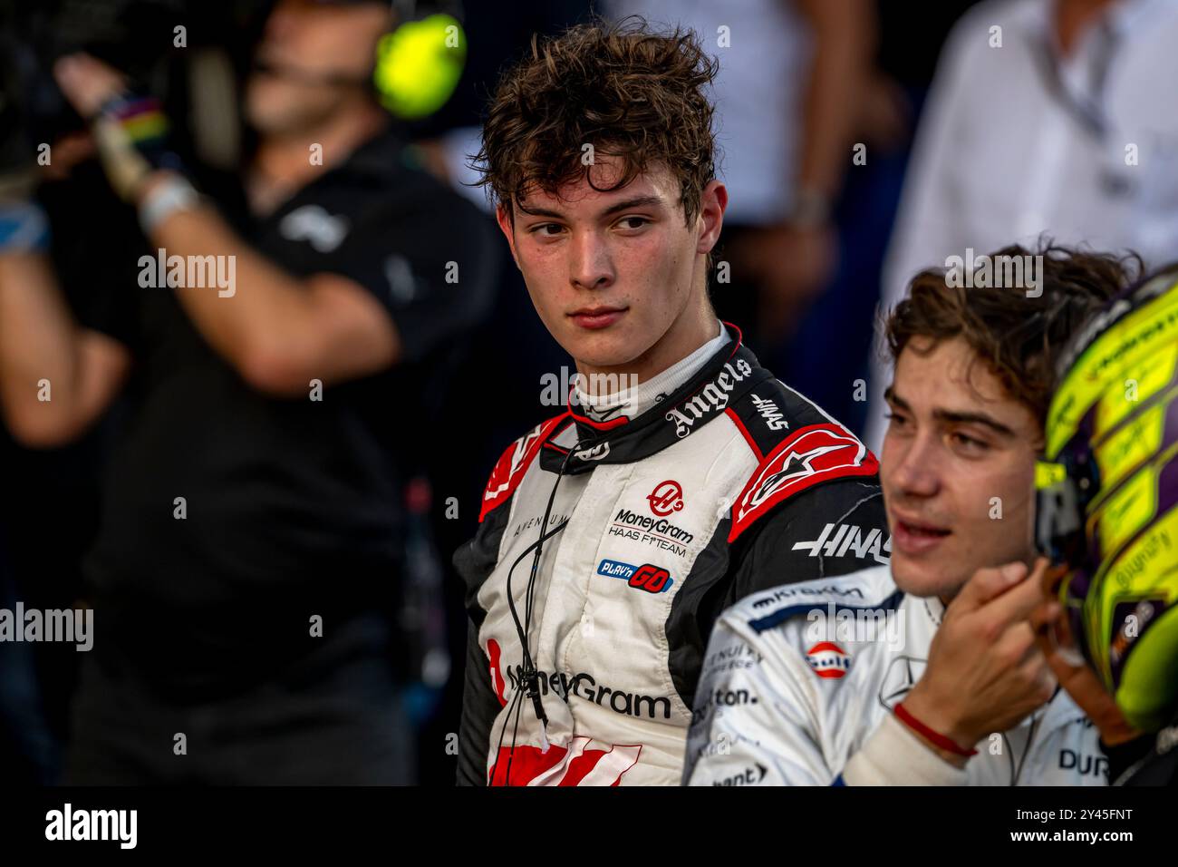 Baku, Azerbaijan, September 15, Oliver Bearman, from the United Kingdom ...