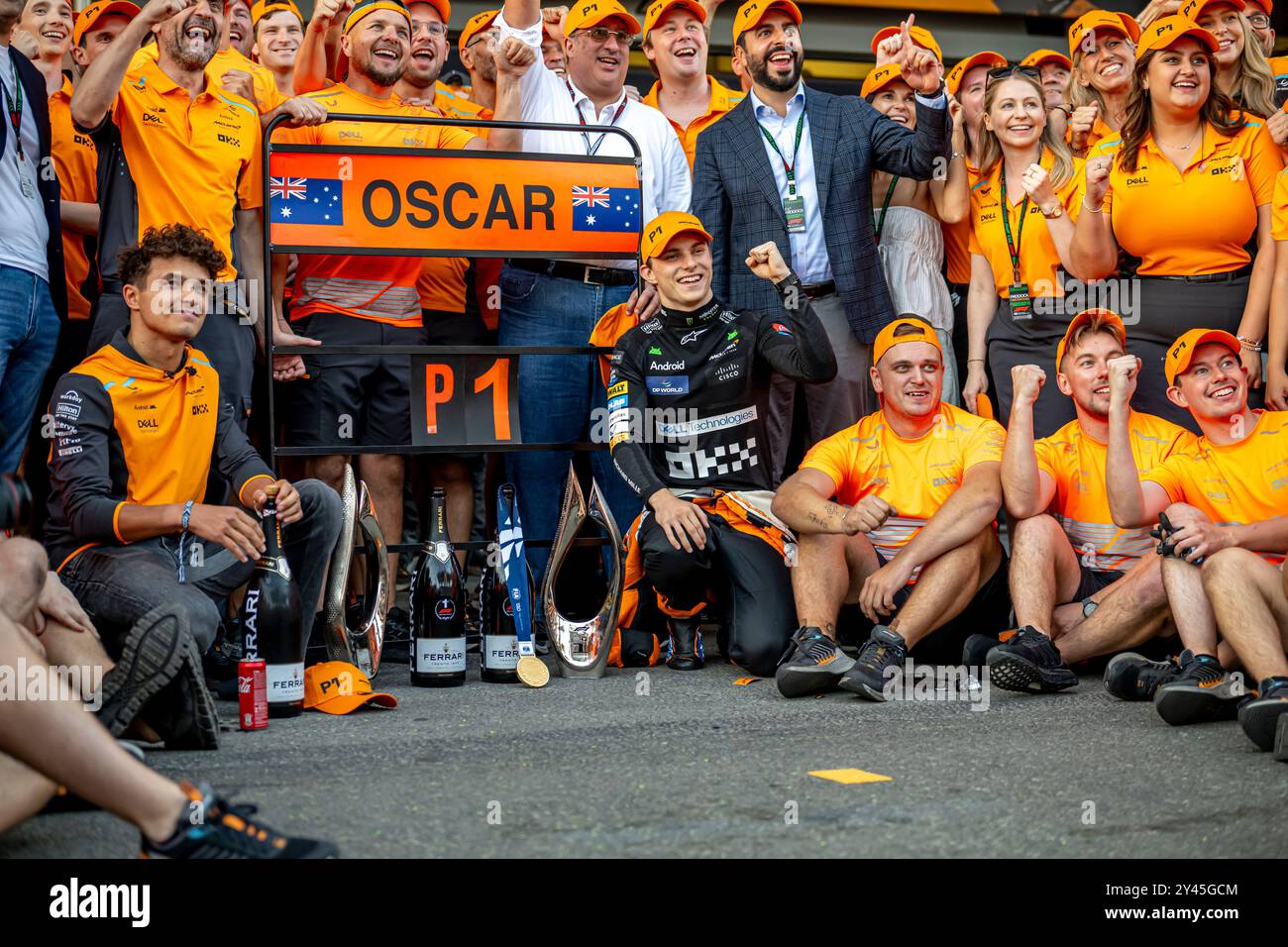 Baku, Azerbaijan, September 15, Oscar Piastri, from Australia competes ...