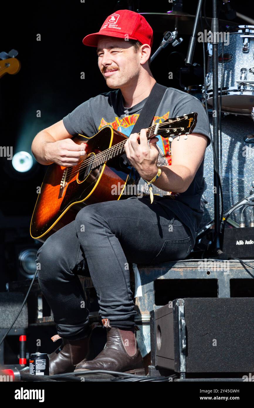 BOY AND BEAR, CONCERT, GREEN MAN FESTIVAL 2014: David Hosking lead ...