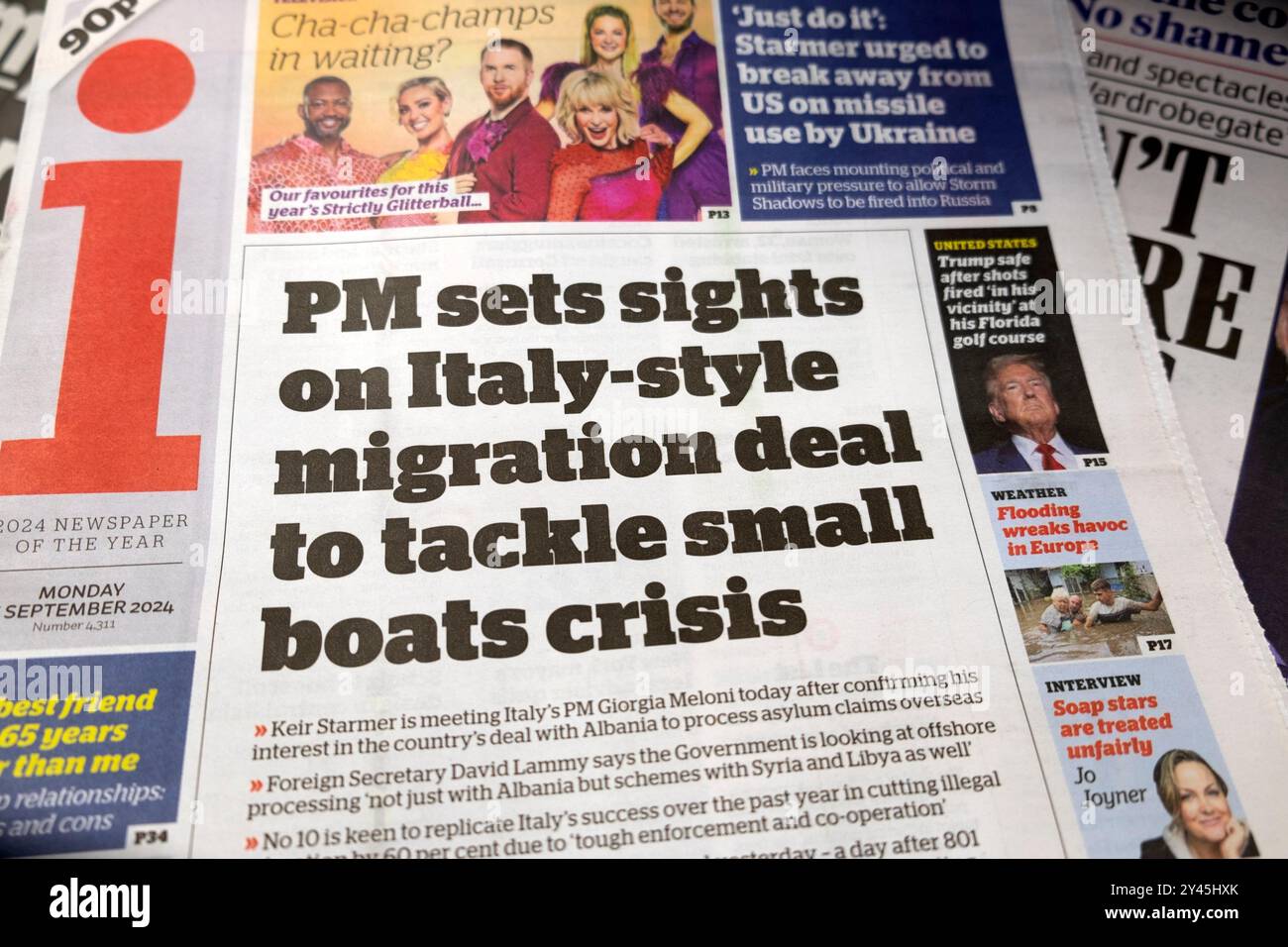 Starmer 'PM sets signts on Italy-style migration deal to tackle small ...