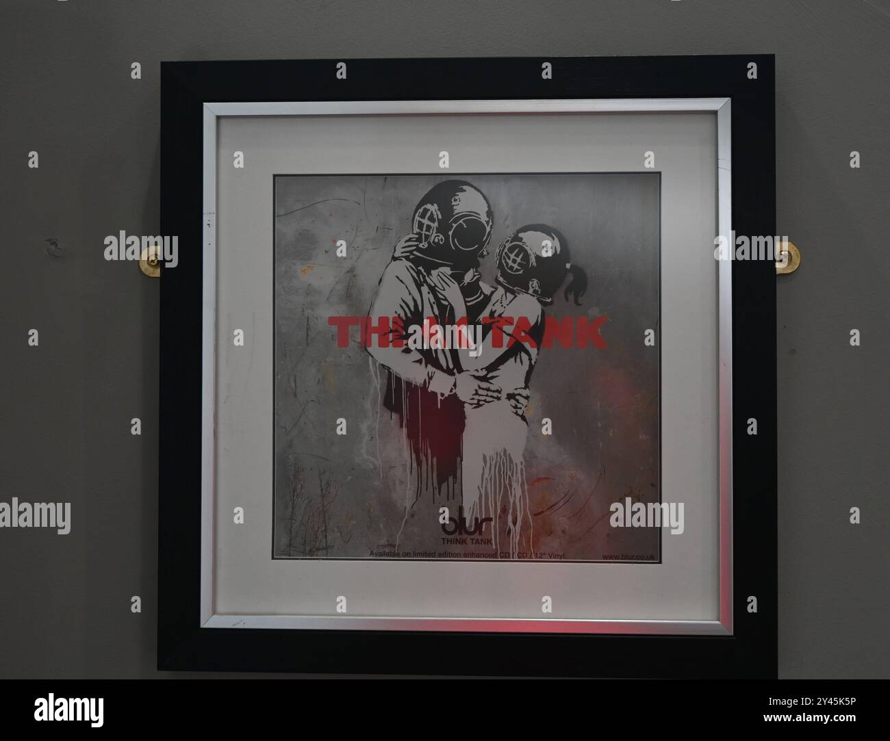 banksy artwork for blur's think tank album cover Stock Photo - Alamy