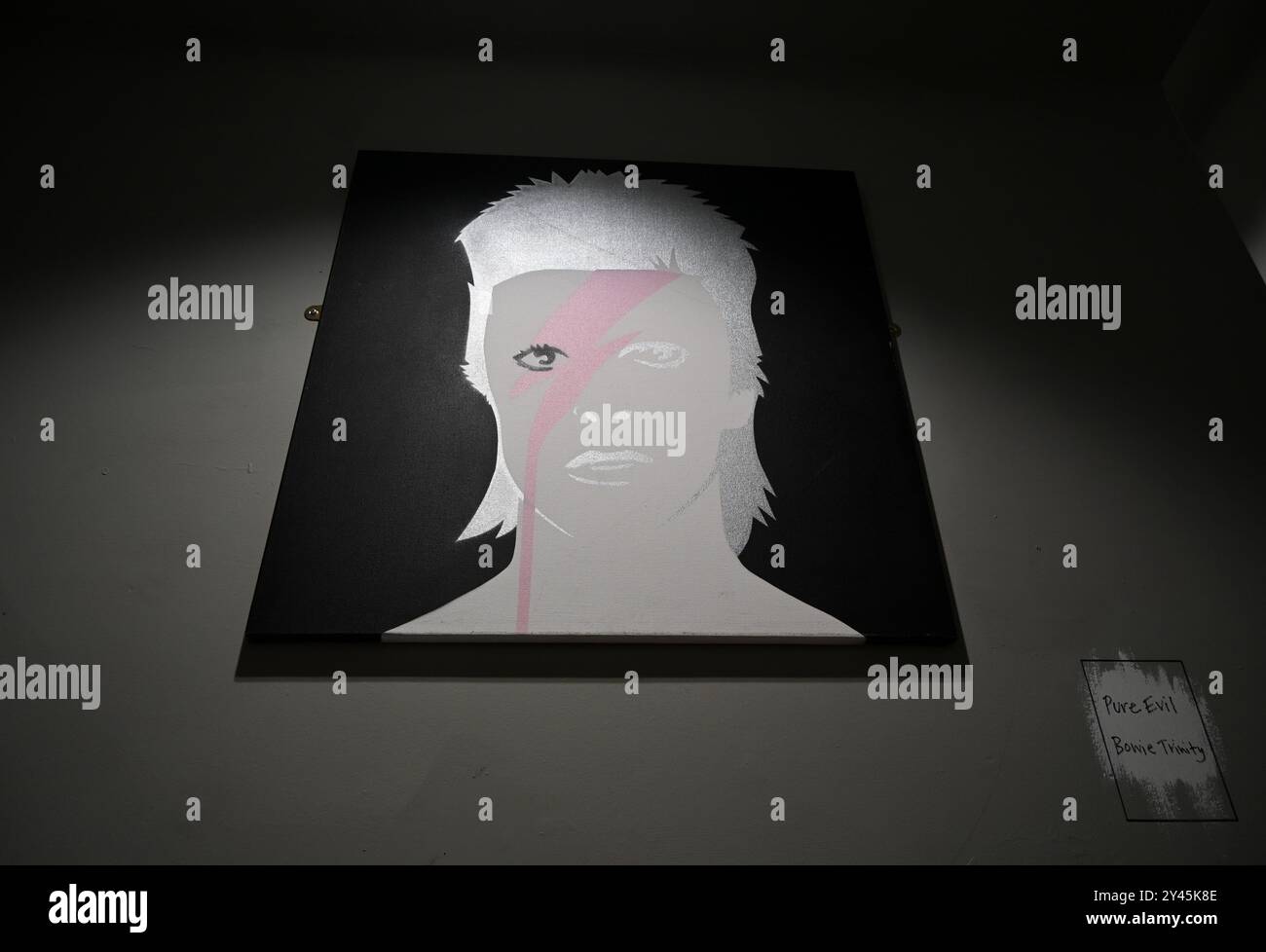 a lad insane by artist pure evil Stock Photo - Alamy