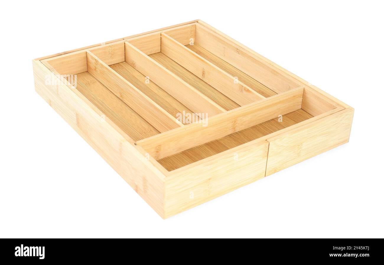 Empty box for cutlery isolated on white Stock Photo - Alamy