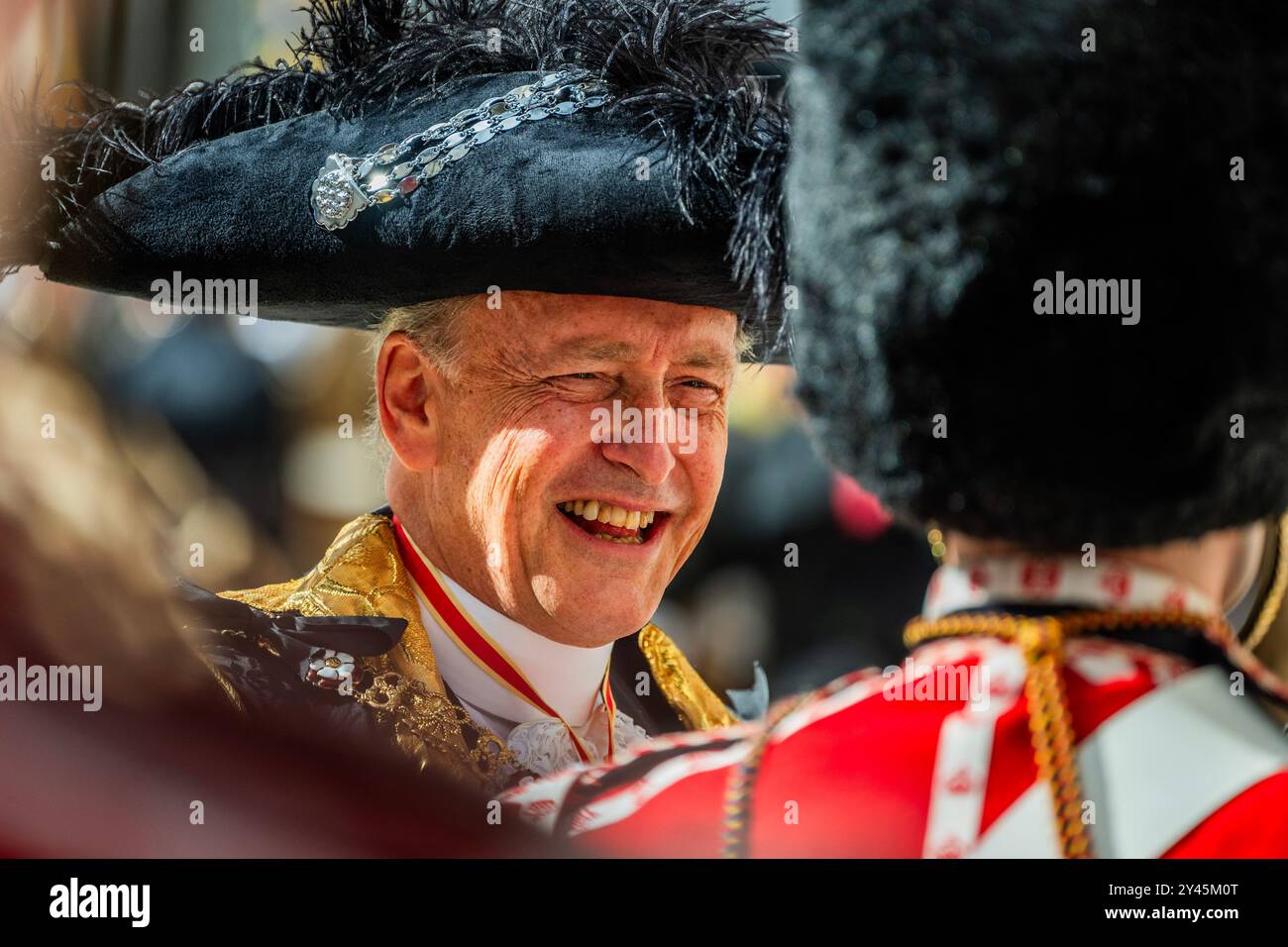 London, UK. 16th Sep, 2024. Parading at Guildhall inspected by Lord ...