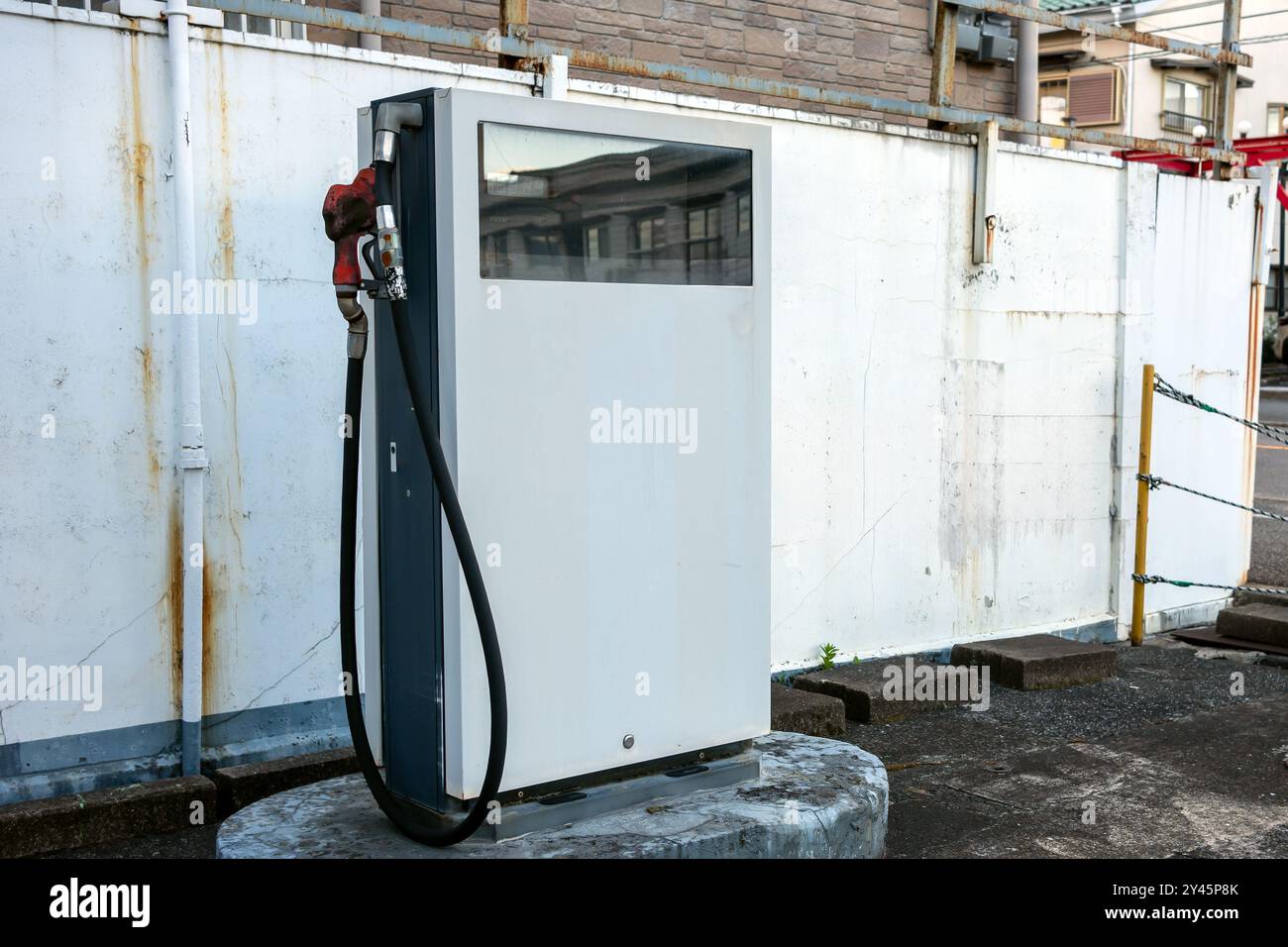 Abandoned old and rusty gasoline pump fuel dispenser Stock Photo - Alamy