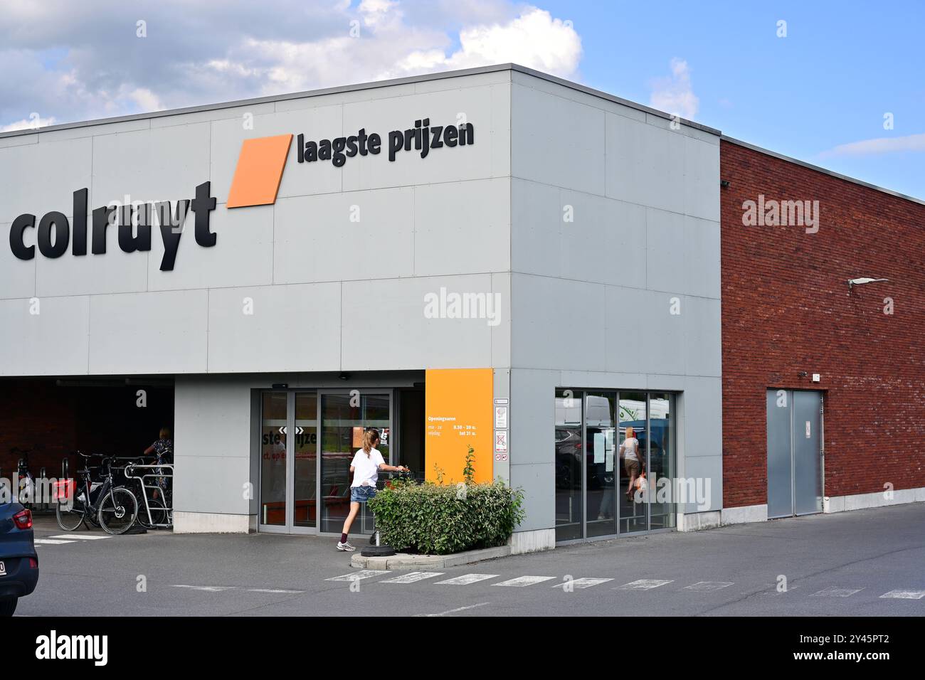 Branch of Colruyt Supermarket Stock Photo - Alamy
